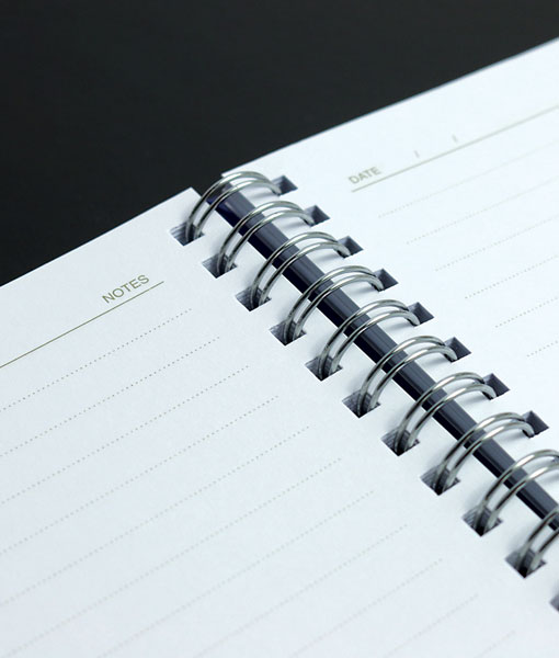 Grid Hard Cover Wire-O Notebook – Empire Diary Sdn Bhd